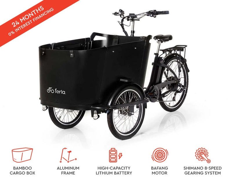 Cargo Bike | Electric Cargo Bikes for Sale by Ferla