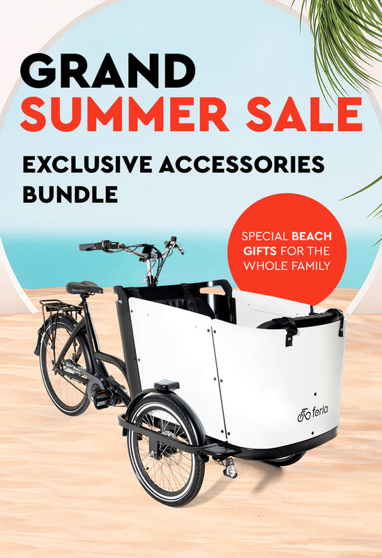 Ferla Family Cargo Bike For Sale | Electric Family Bikes