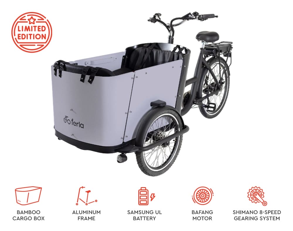 Ferla Family Bike - INSPIRE: Affordable Cargo Bike For Sale